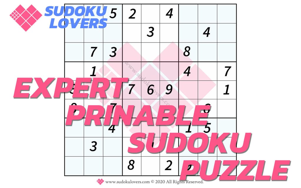 Free Printable Sudoku Puzzles PDF - Download All Levels